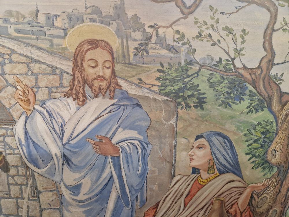 Quadro Sacro, olio su tela, firmato, con cornice! (Usato) a Vezia per ...