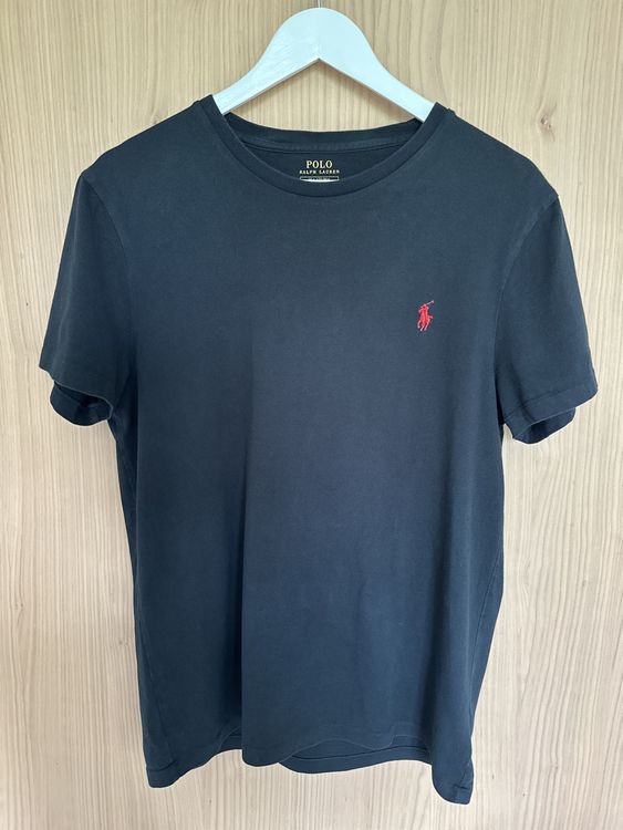 POLO RALPH LAUREN CUSTOM SLIM FIT - T-SHIRT BASIC - BLACK | Kaufen auf Ricardo