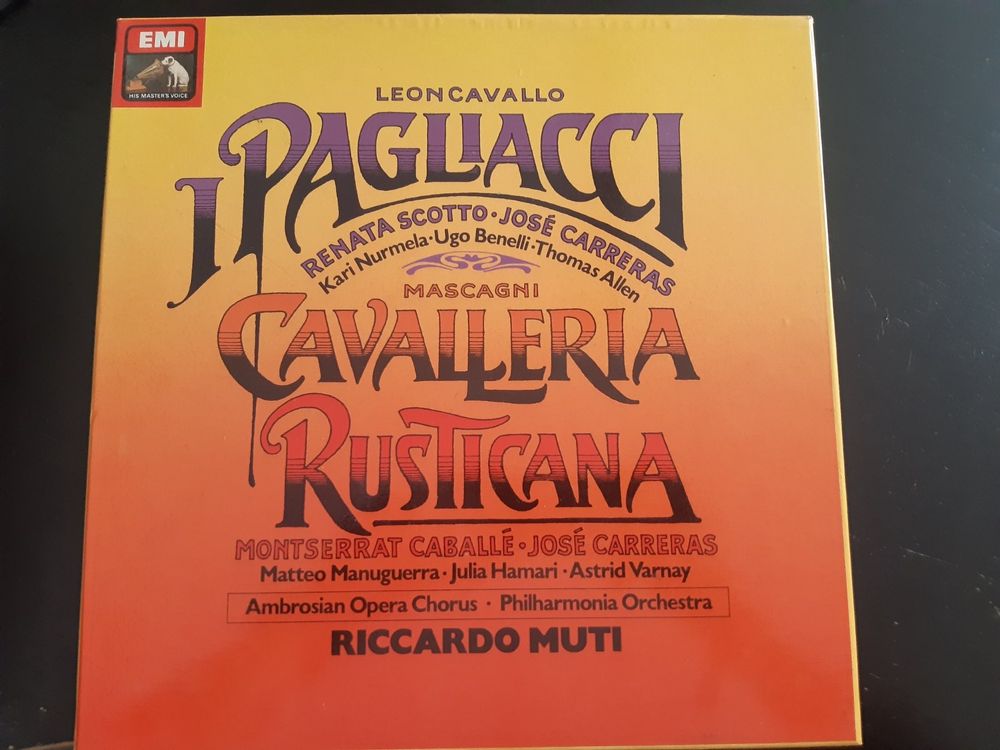 I Pagliacci / Cavalleria Rusticana (3xLP Box) (Gebraucht) in ...