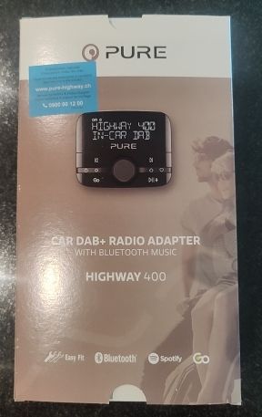 PURE Highway 400 DAB+ Adapter Bluetooth Musik (Neu und originalverpackt ...