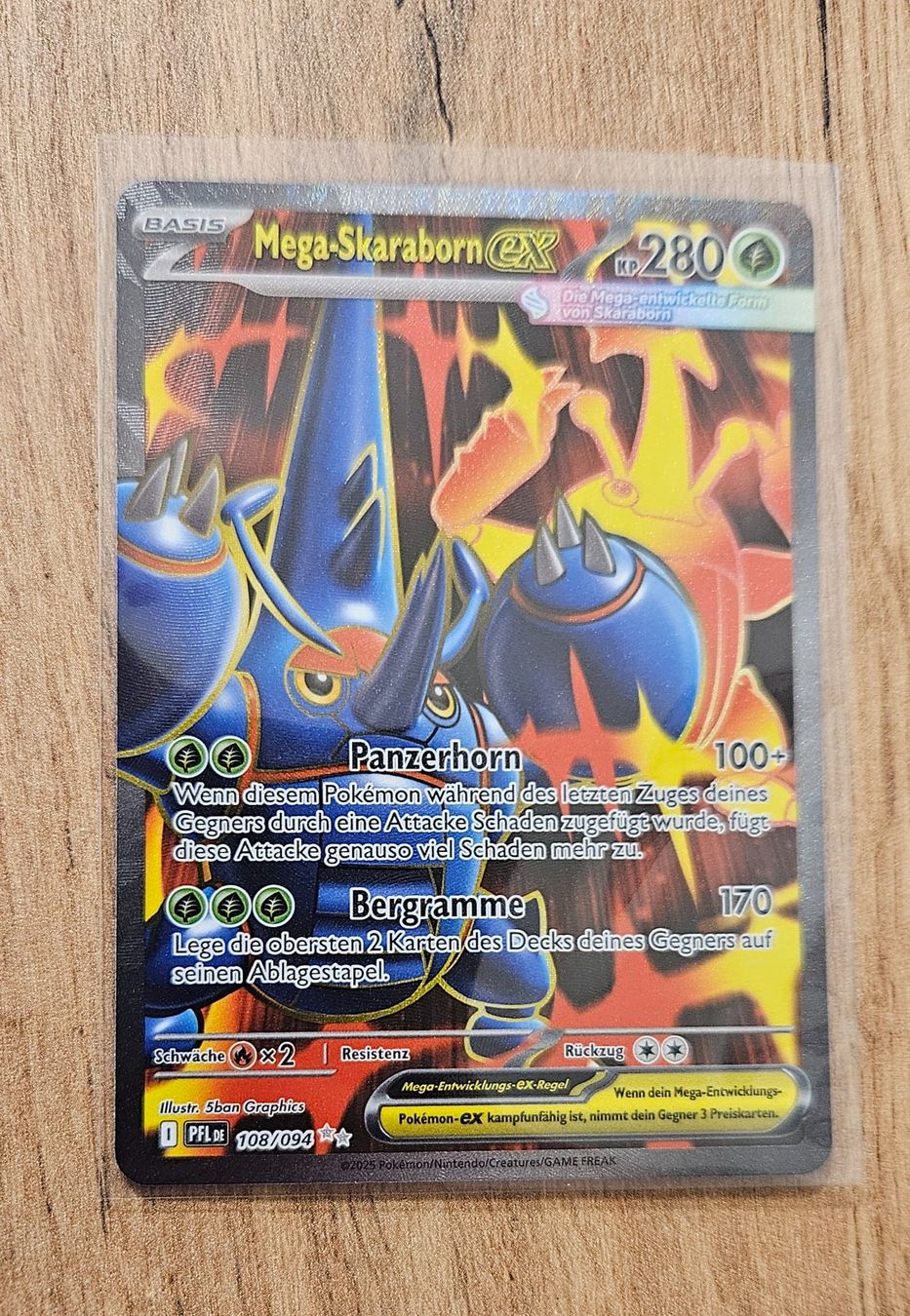 Pokémon - Phantasmal Flames - PFL108 - Mega Skaraborn ex (Neu (gemäss ...