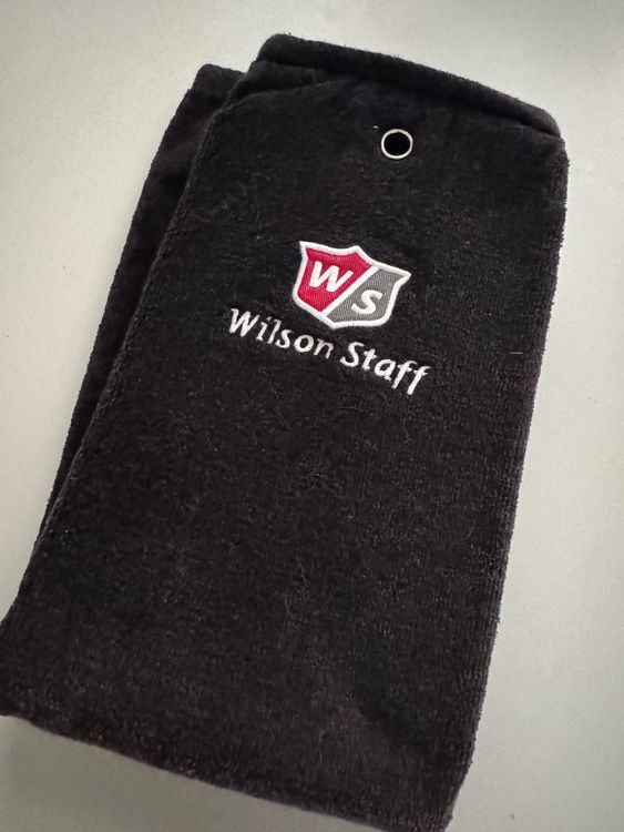 WILSON STAFF Golf Tri-Fold Towel black - wie NEU (Neu (gemäss ...