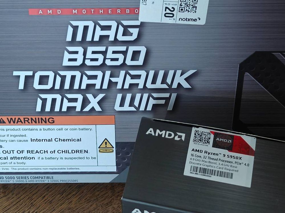 AMD Ryzen 9 5950X + MSI MAG B550 Tomahawk MAX WiFi (Bundle) (Gebraucht ...