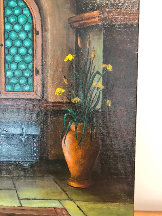 Interesantes Gemälde Noldy H '86, 40 cm breit x 50.5 cm hoch (Gebraucht ...