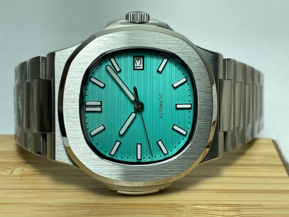 Seiko Mod Build "Nautilus" Türkis 40mm NEU und ungetragen! | Kaufen auf Ricardo