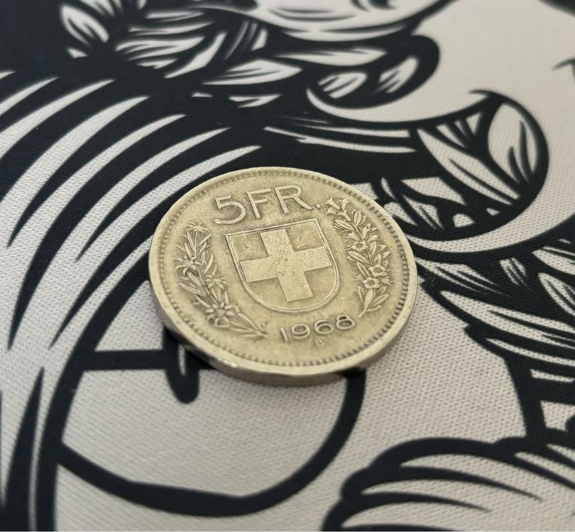 5 Franken Jahrgang 1968 (Gebraucht) in Embrach für CHF 8 – nur Abholung auf Ricardo kaufen