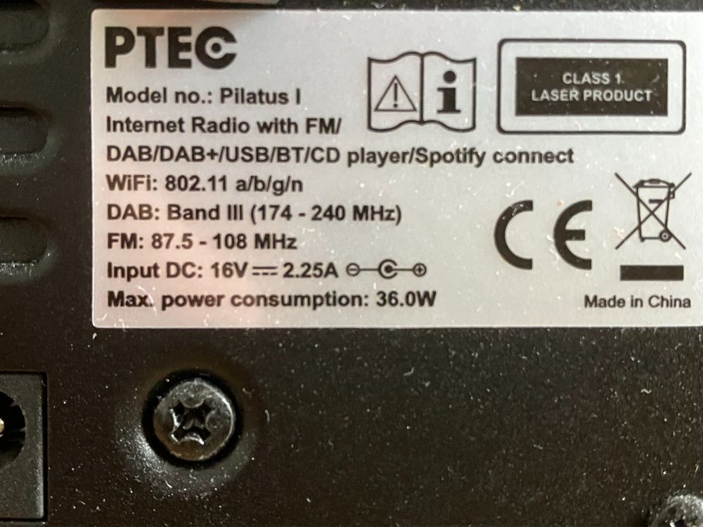 PTEC DAB Radio mit CD Player und Fernbedienung (Gebraucht) in Frick für CHF 50 – mit Lieferung ...