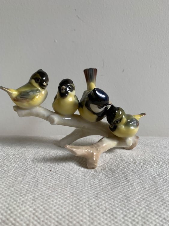 Porzellangruppe mit Meisen, Hutschenreuther - sehr herzig! | Kaufen auf Ricardo