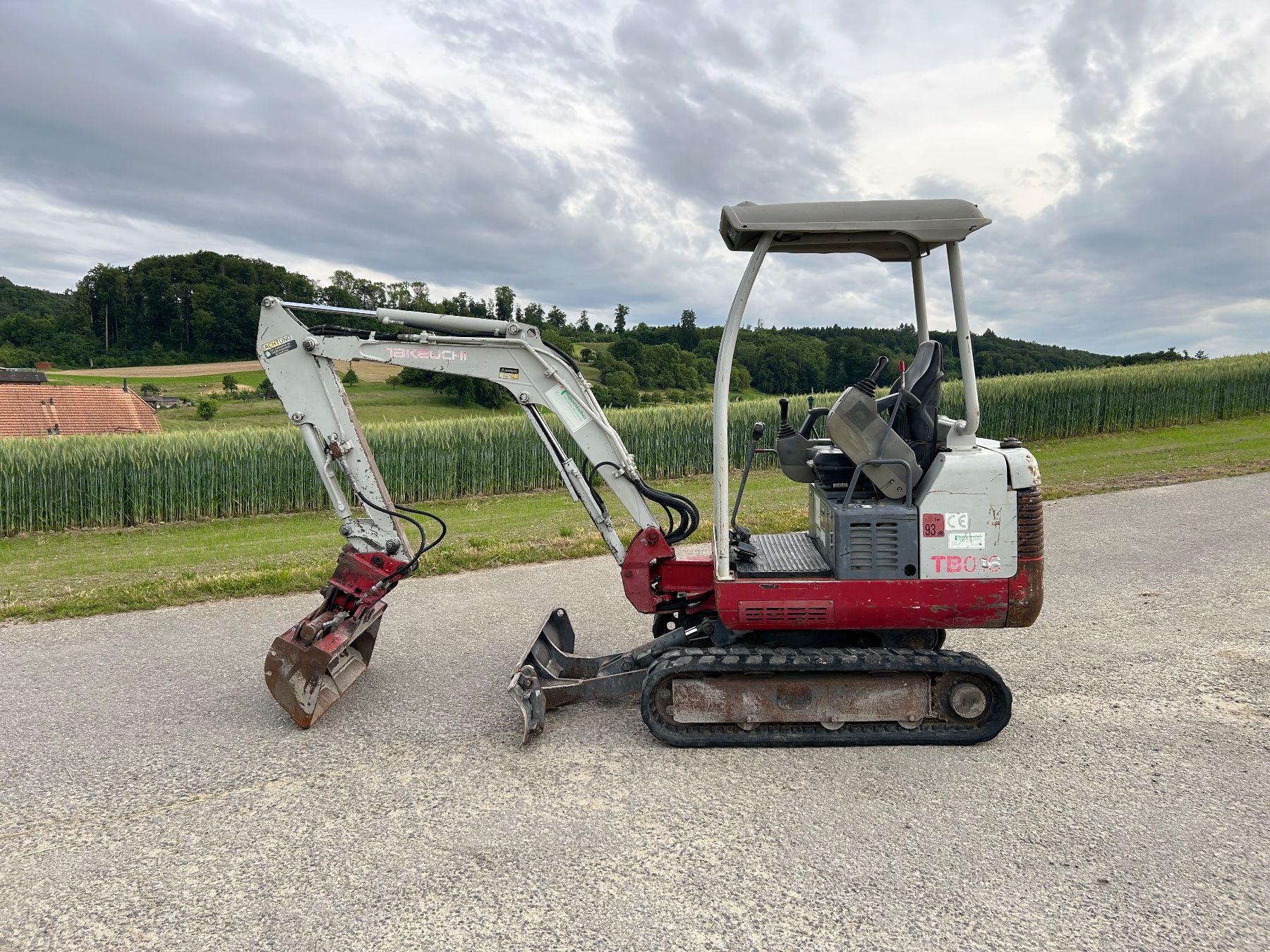 Bagger Takeuchi TB016 1.6t (Gebraucht) in Courgevaux für CHF 10300 ...