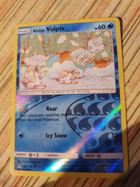 Pokemon Karte Alola Vulpix ☆ (Neu (gemäss Beschreibung)) in Heimiswil ...