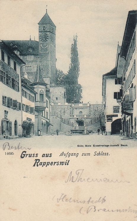 Rapperswil SG mit Konditorei ca. 1900 (Gebraucht) in Niedergesteln für CHF 5.5 – mit Lieferung ...
