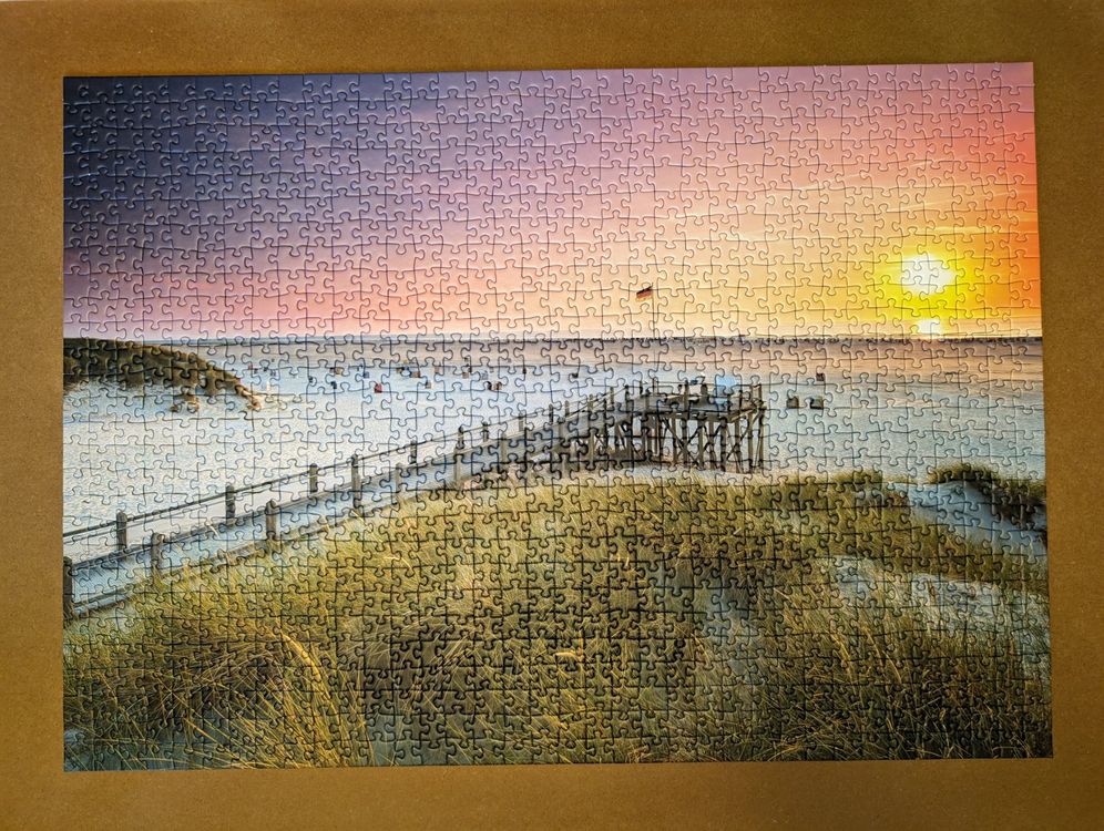 Ravensburger Puzzle, 1000 Teile, "Amrum, Deutschland" (Gebraucht) in ...