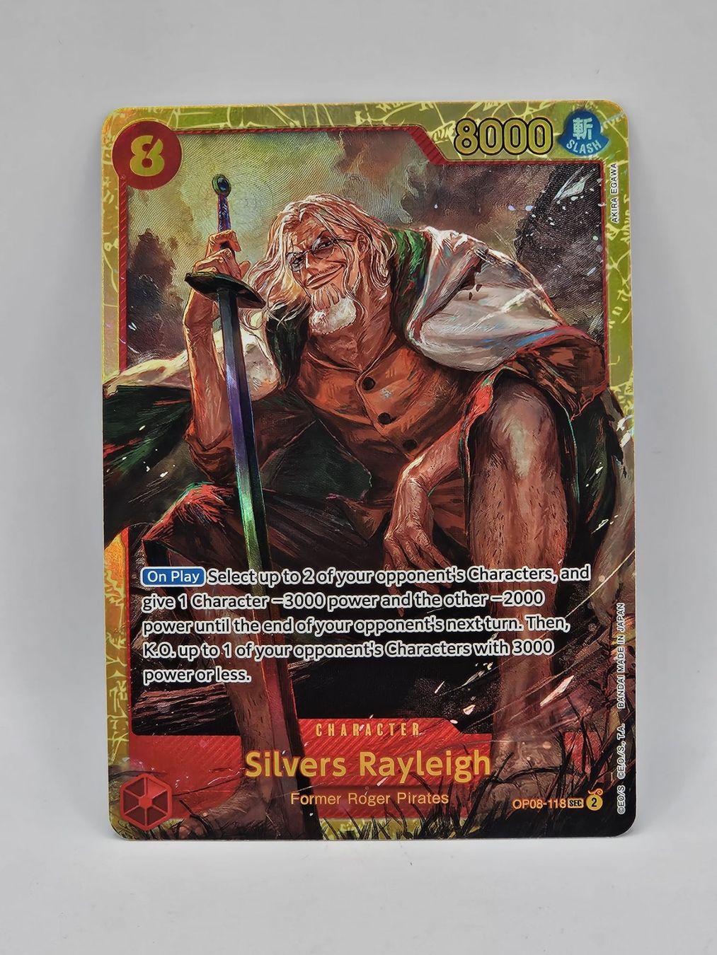 Silvers Rayleigh (OP08-118) - Super Rare (SR) (Usato) a Lugano per CHF ...