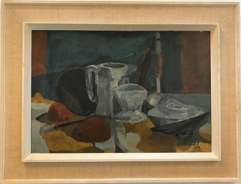 Joli tableau à l’huile contemporain signé Coullery 1969 (D'occasion) à ...