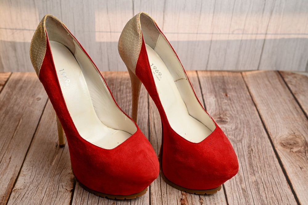 1969 Made in Italy Stiletto High Heels DS Style Platform (Gebraucht) in ...