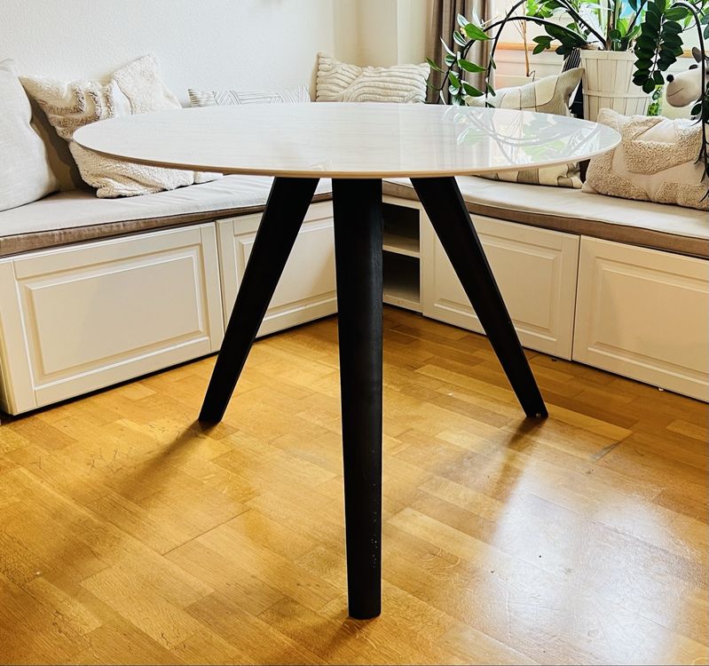 Ceramic round table marble effect (Gebraucht) in Zürich für CHF 799 – nur Abholung auf Ricardo ...