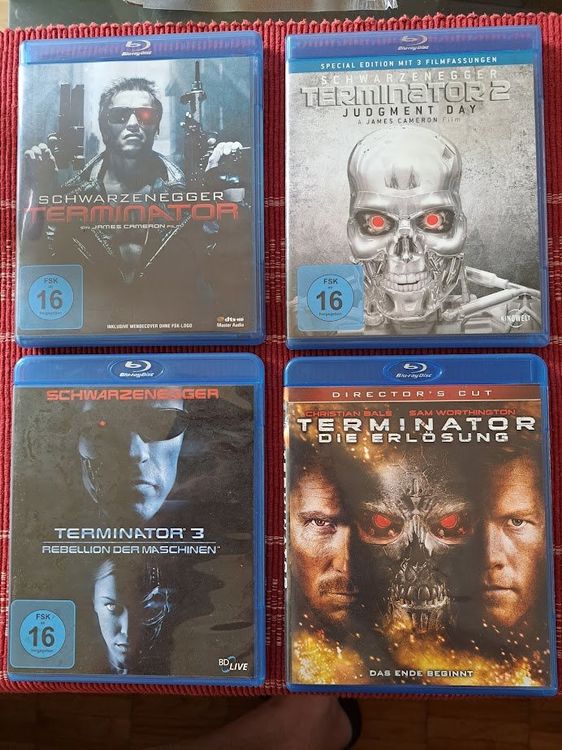 Terminator blu ray Collection. 4 Filme. (Gebraucht) in Zürich für CHF ...