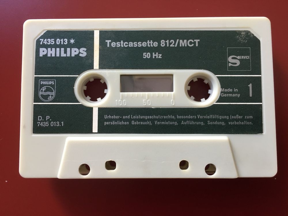 Testkassette Philips 812/MCT (Gebraucht) in Moosseedorf für CHF 19 ...