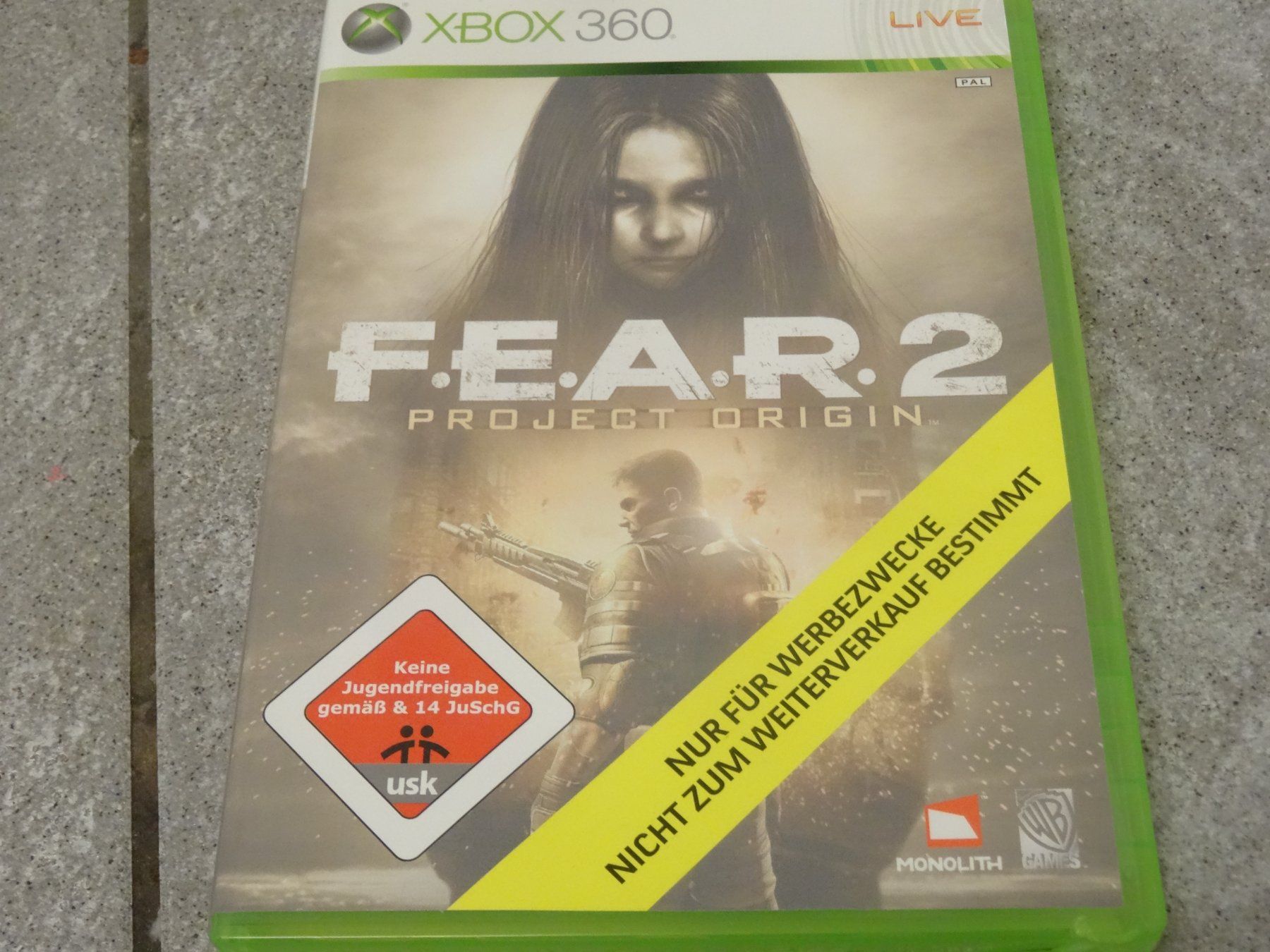 Xbox 360 - FEAR 2 Project Origin WERBEZWECKE FÜR SAMMLER (Gebraucht) in ...