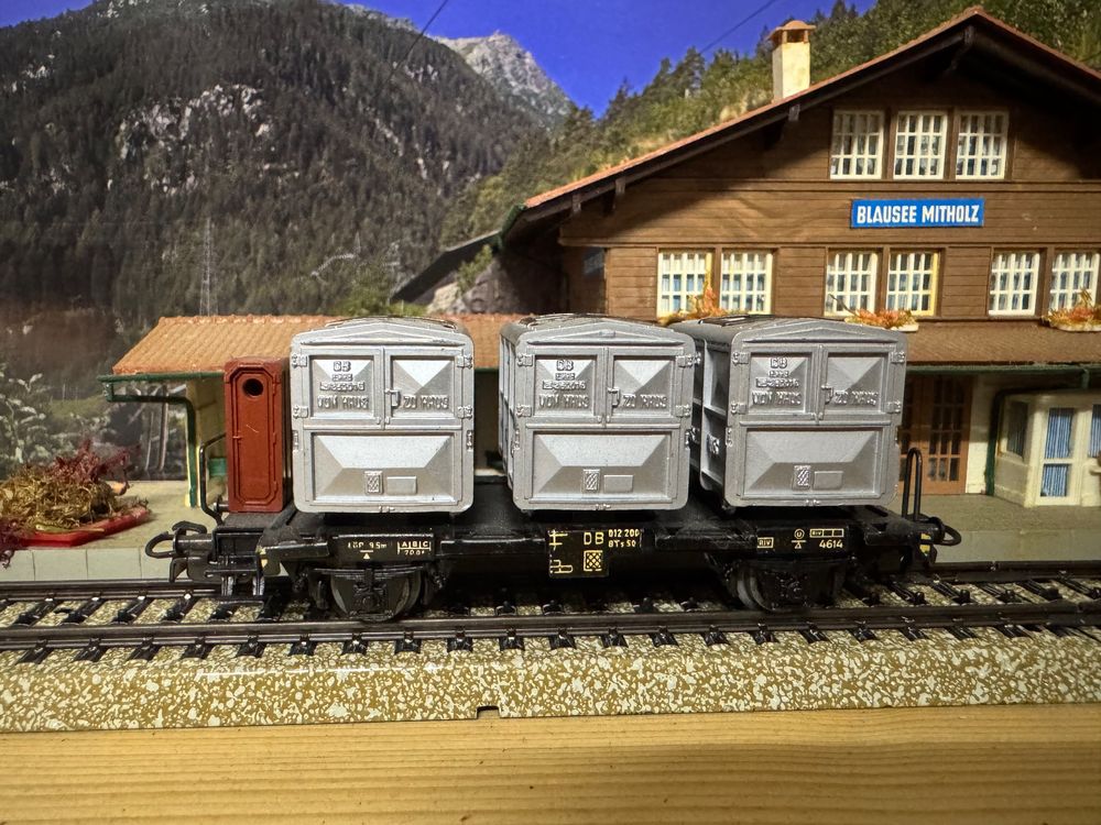 Märklin H0 4614 - DB Behälterwagen Von Haus zu Haus 012 200 (Gebraucht ...
