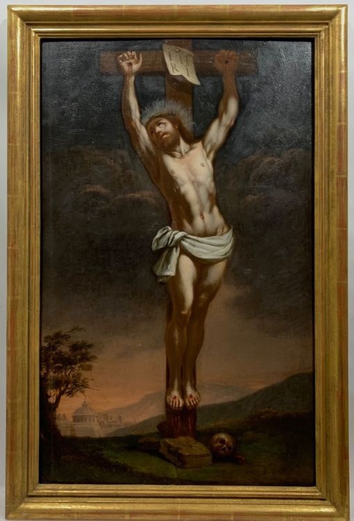 Antikes grosses Kreuzigung Gemälde (Gebraucht) in Root für CHF 390 – mit Lieferung auf Ricardo ...