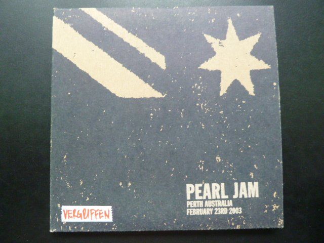 Pearl Jam - Live in Perth Australia (2 CD's vergriffen) (Gebraucht) in ...