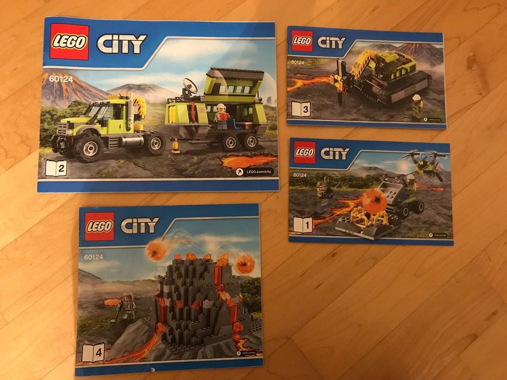 Lego City Vulkan Forscherstation (60124) (Gebraucht) in Sonnental für CHF 46 – mit Lieferung auf ...