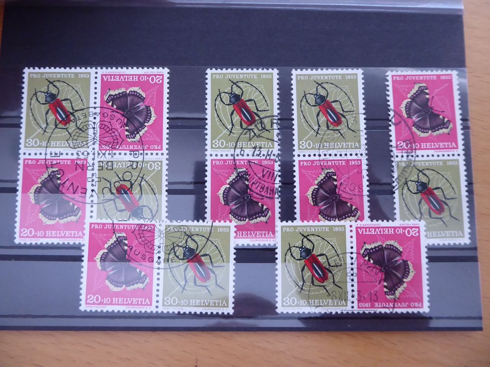 Tolle Auswahl aus PJ Kehrdruckbogen 1953 | Kaufen auf Ricardo