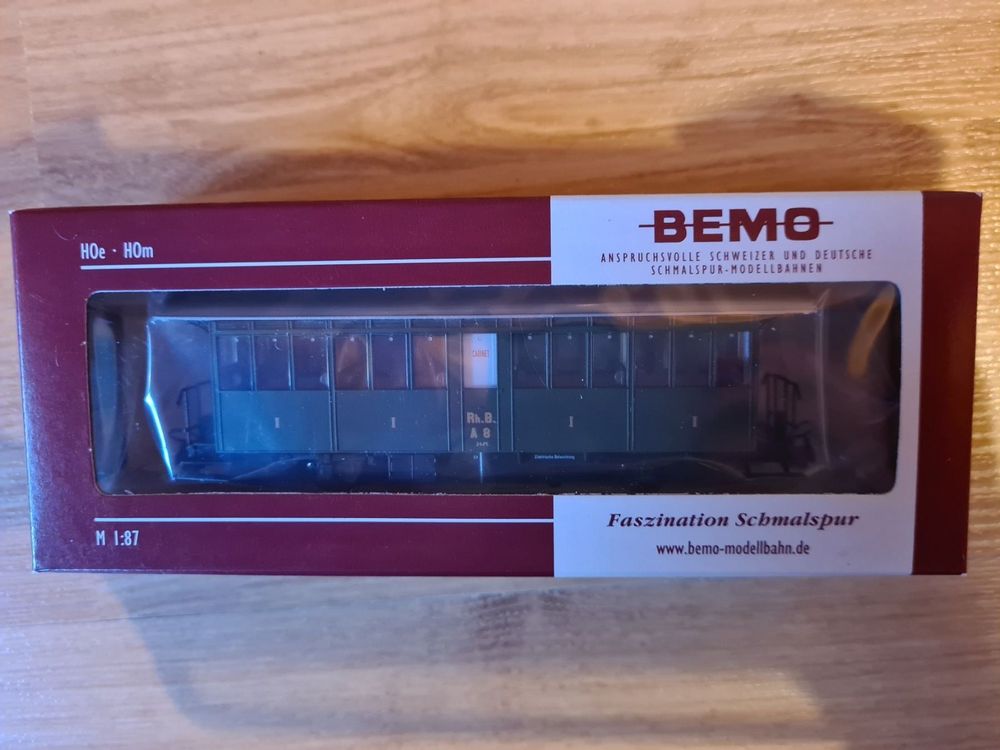 Bemo 3232 108 Zweiachser-Personenwagen (Neu und originalverpackt) in Illhart für CHF 50 – mit ...