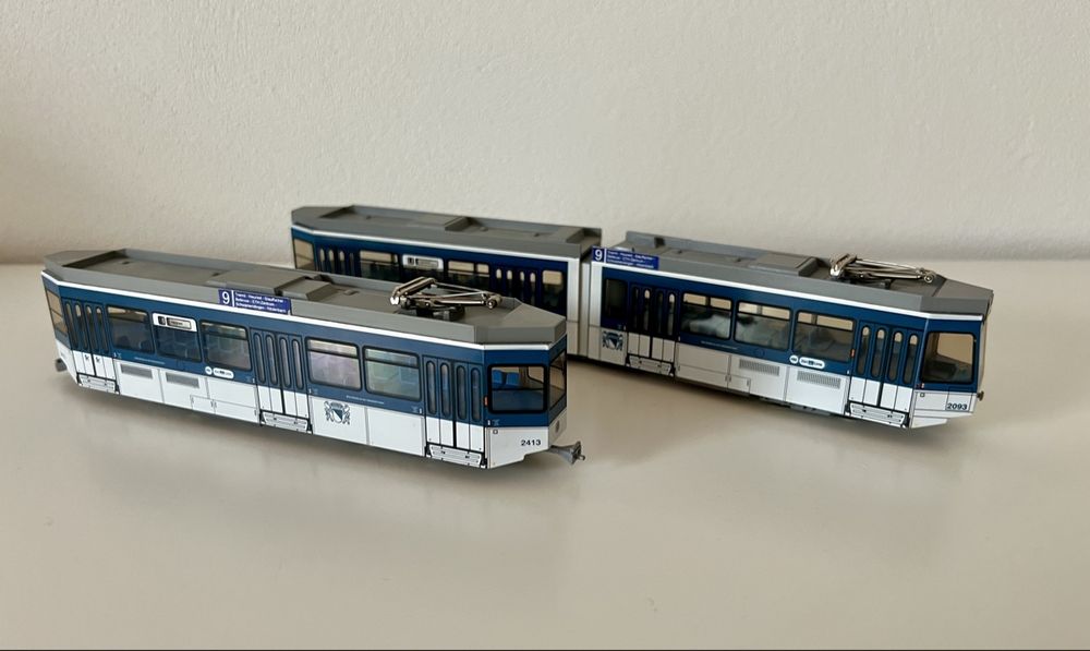 Navemo VBZ Kunsthaus-Tram Set, H0m, motorisiert (Gebraucht) in Zürich ...