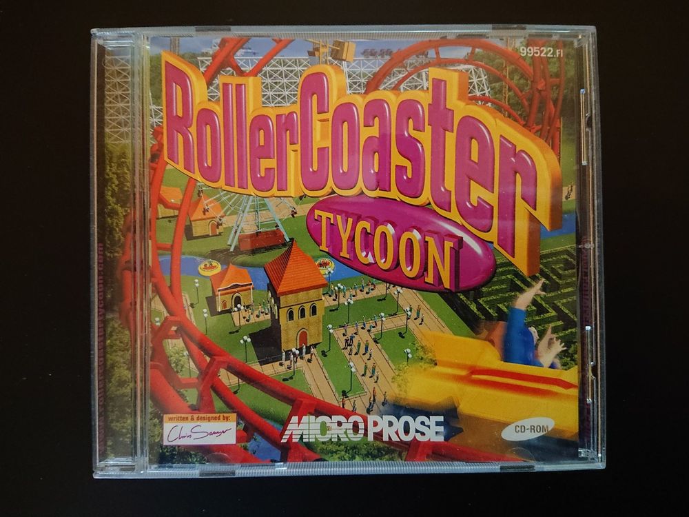 PC ROM - Roller Coaster Tycoon RollerCoaster - Englisch (Gebraucht) in ...