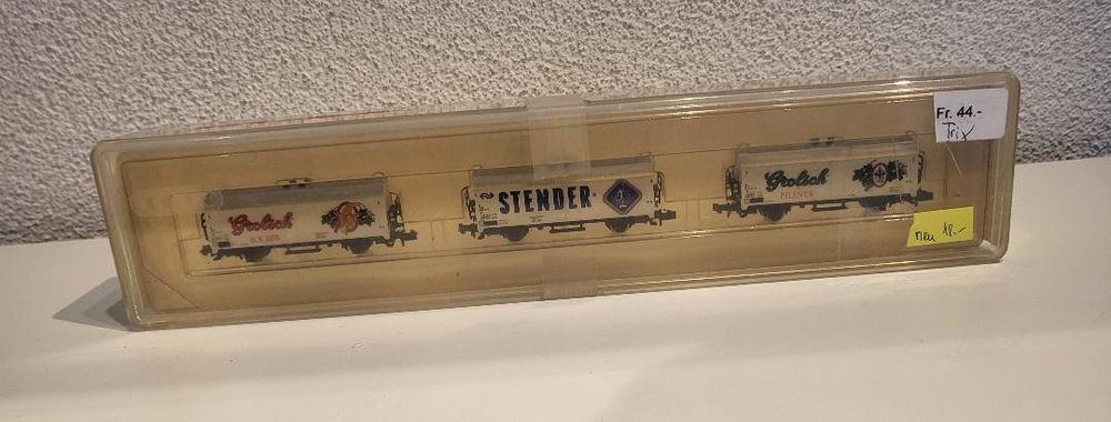 Minitrix Spur N NS Bierwagen Set Nr. 11053, - 60% Rabatt (Gebraucht) in ...