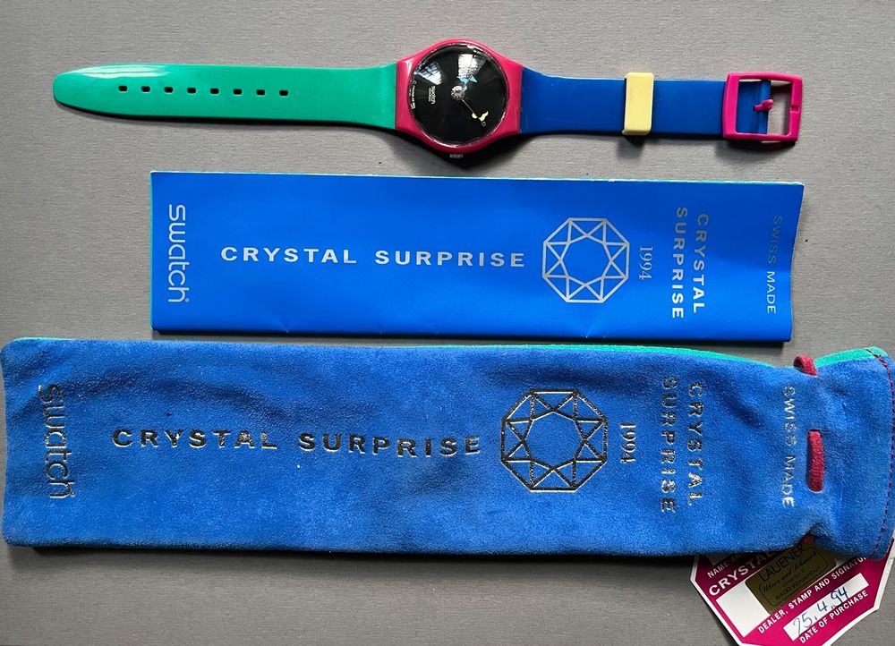 Swatch Special Crystal Surprise GZ129 1994 - fabrikneu OVP (Neu und ...