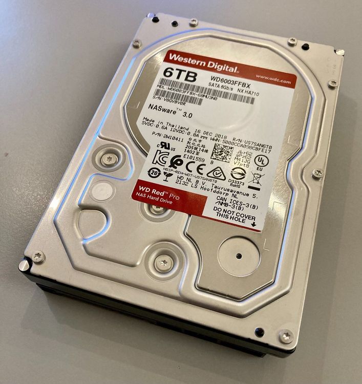 Harddisk WD Red Pro 3.5" SATA 6 TB | Kaufen auf Ricardo