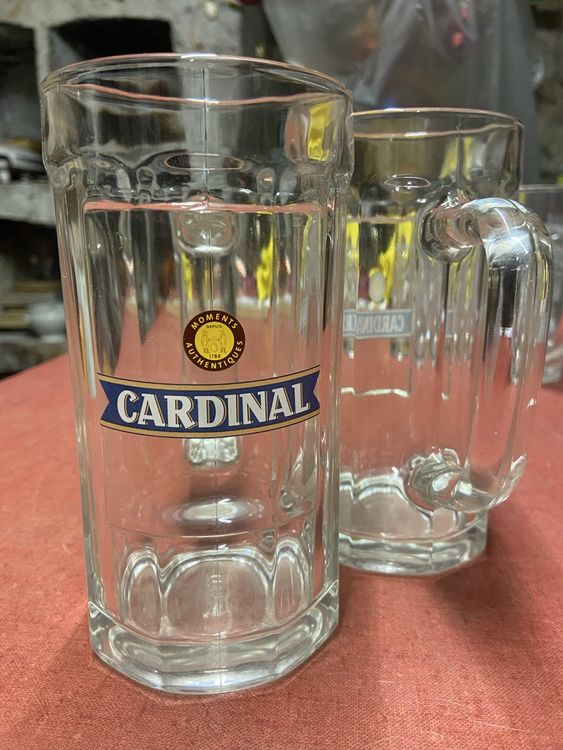 2 Chopes ( bock) à bière Cardinal 0.5L (Gebraucht) in Tramelan für CHF ...