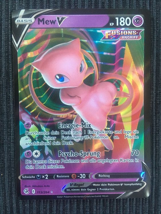 Pokemon Mew V Fusions Angriff (Neu (gemäss Beschreibung)) in Wabern für ...