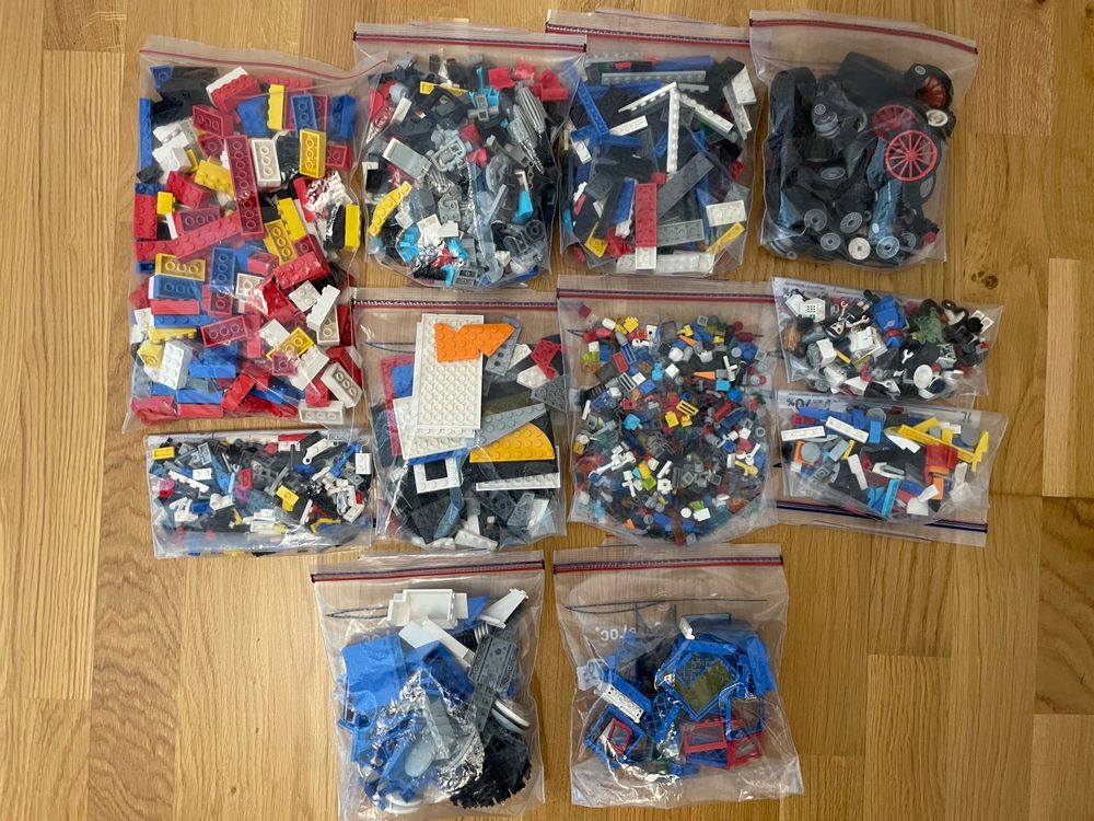 2 kg diverse Lego Teile, sortiert (Gebraucht) in Oberkirch LU für CHF 9 ...