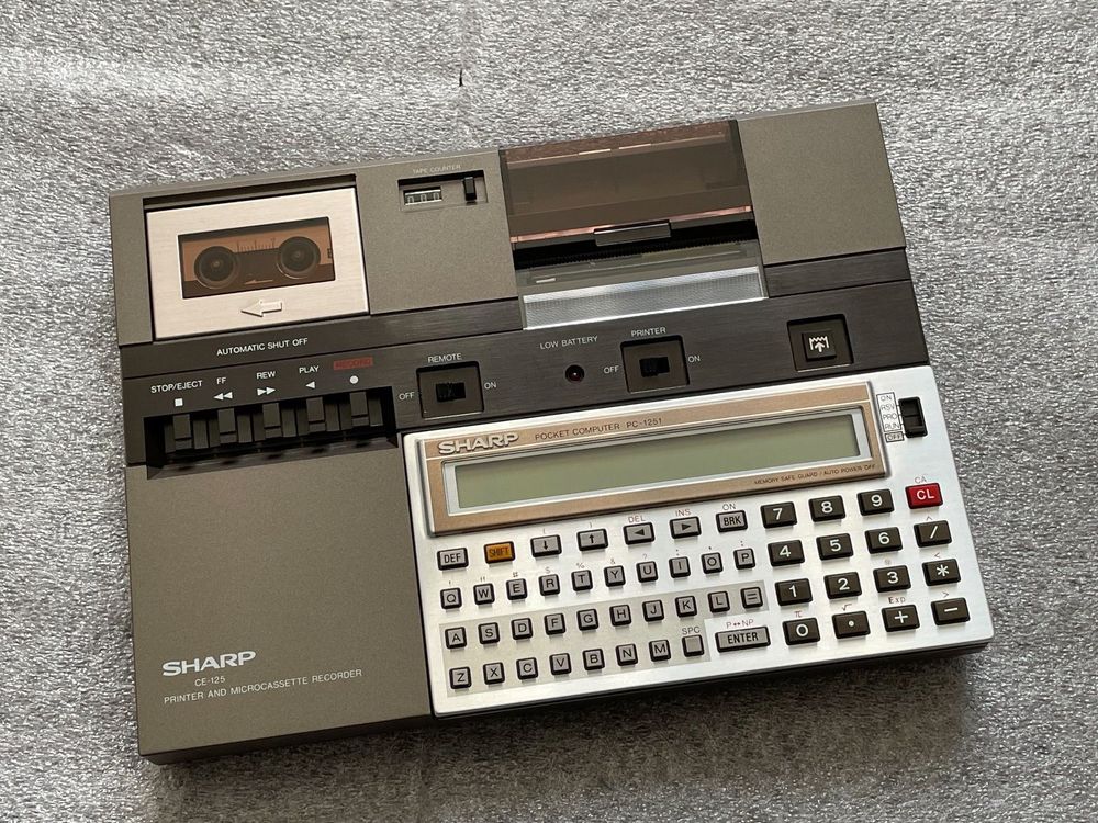 Sharp CE 125 Taschencomputer (Gebraucht) in für CHF 90 – mit Lieferung ...