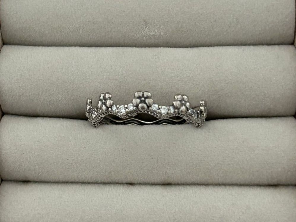 Original Pandora Blumenkrone Ring (Gebraucht) in Basel für CHF 30 – mit ...