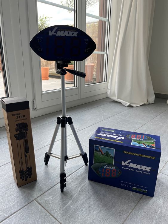 V-MAXX Sportradar - Speed Check mit Stativ | Kaufen auf Ricardo