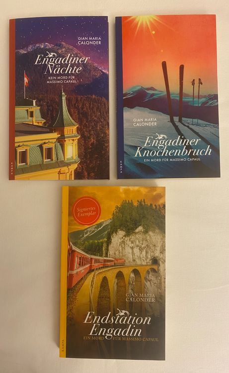 drei Krimi von "Gian Maria Calonder" 2023, 2022, 2019 (Gebraucht) in St ...