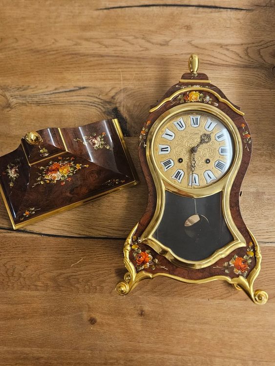 Le Castel Pendule - mechanische Pendeluhr - handbemalt (Gebraucht) in ...