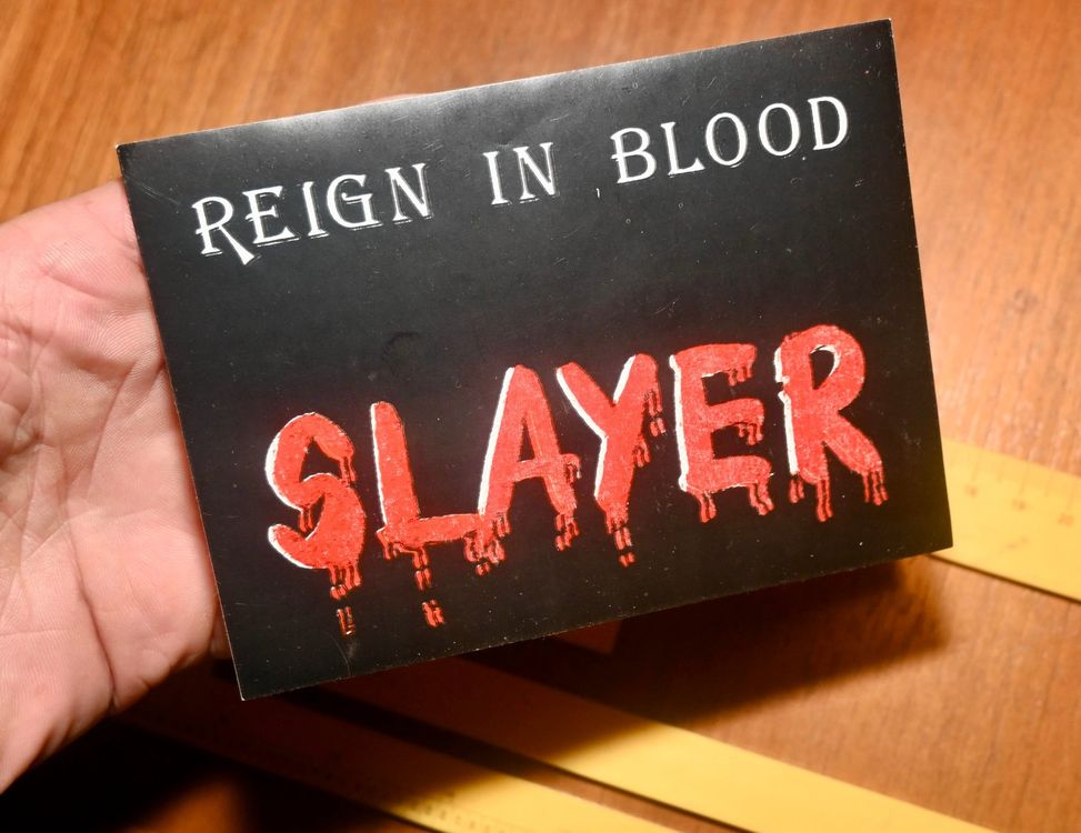 VINTAGE Sticker SLAYER reign in blood (Gebraucht) in Pfaffhausen für ...