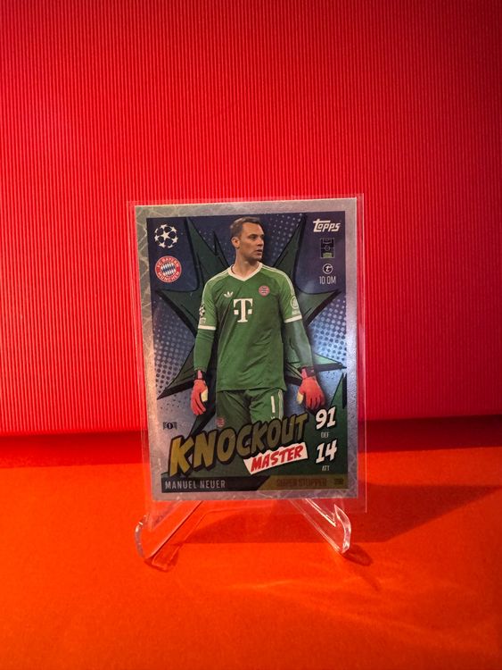 Topps Match Attax Extra 24/25 - Knockout Master - M. Neuer (Gebraucht ...