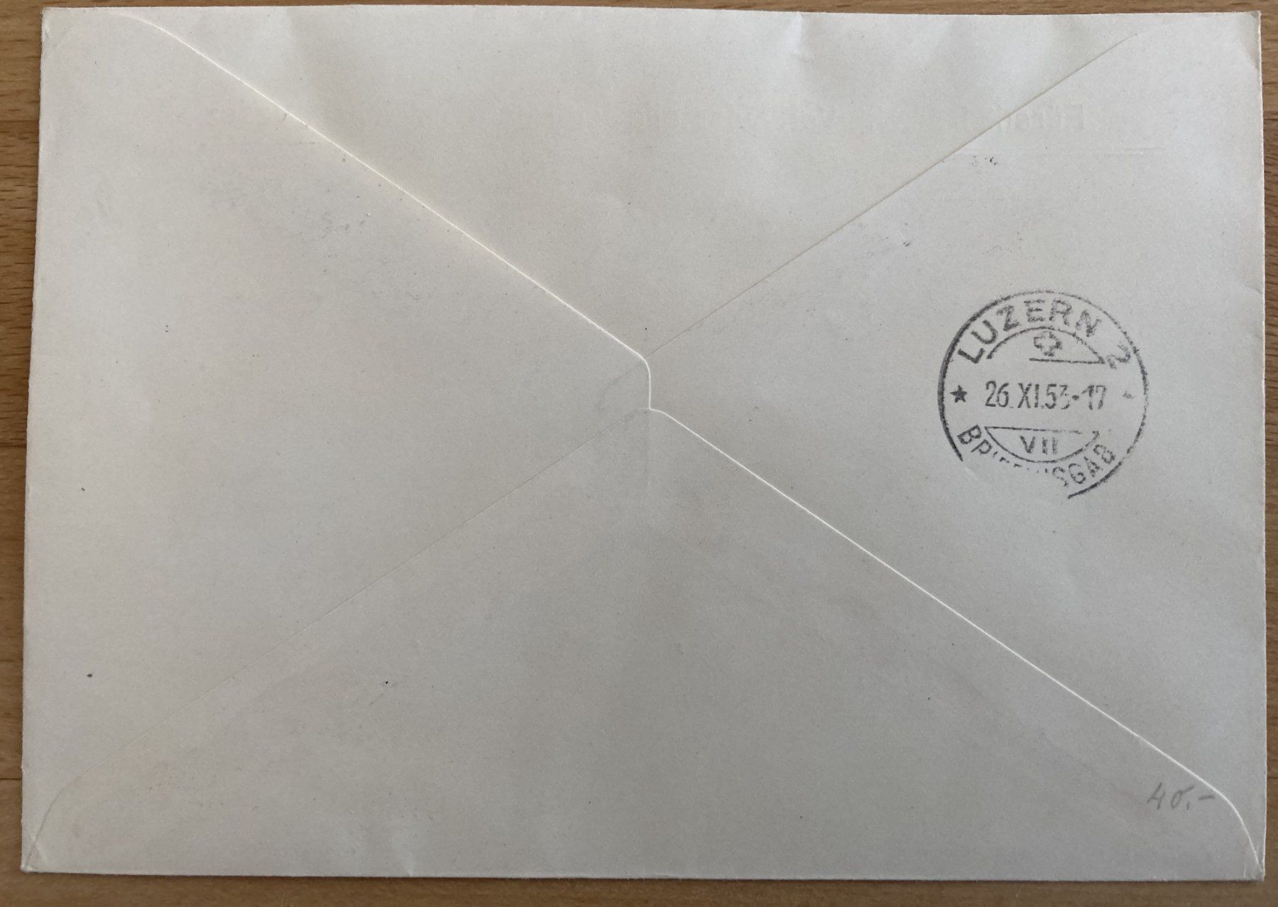 R-FDC FL 1953 Prähistorische Funde, SBK 275 Fr. (Gebraucht) in Flawil für CHF 35 – mit Lieferung ...