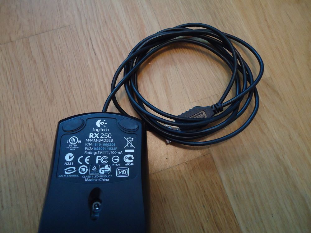Logitech RX 250 Optical Mouse Maus | Kaufen auf Ricardo
