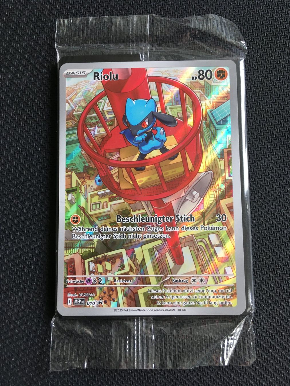 MEP 010 Riolu - Pokémon - MEP Black Star Promos -DE- Sealed (Neu ...
