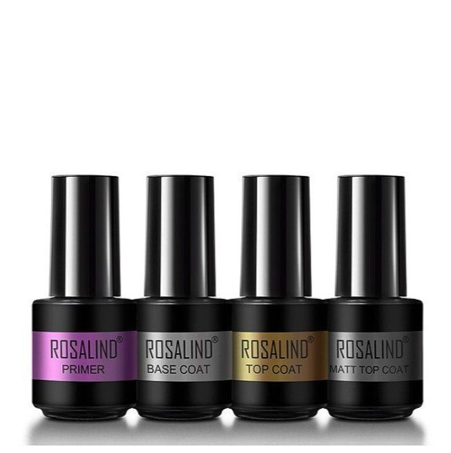 UV/ LED Nagelgel Set, Top Coat, Base Coat, Primer, 4 Stk. | Kaufen auf ...