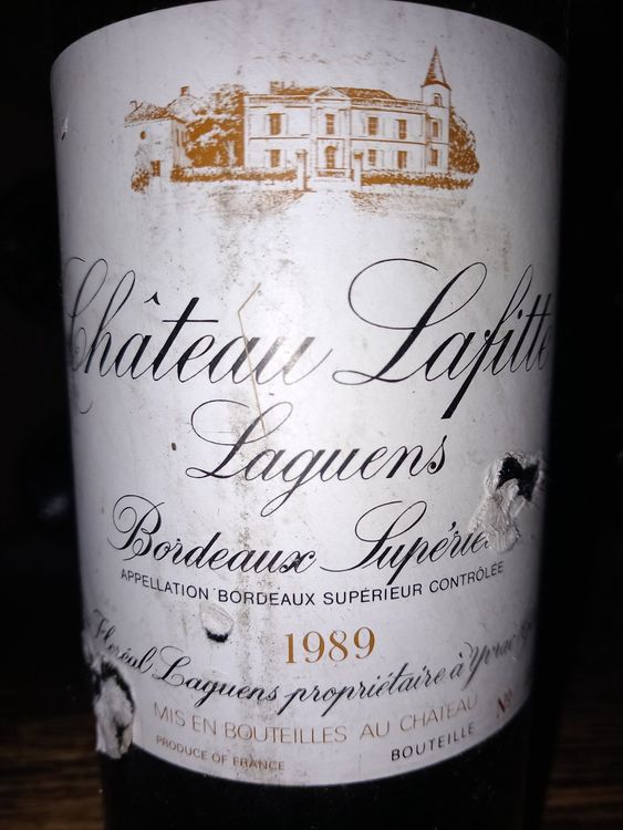 Chateau lafitte laguens bordeaux superieur 1989 (Neu (gemäss ...