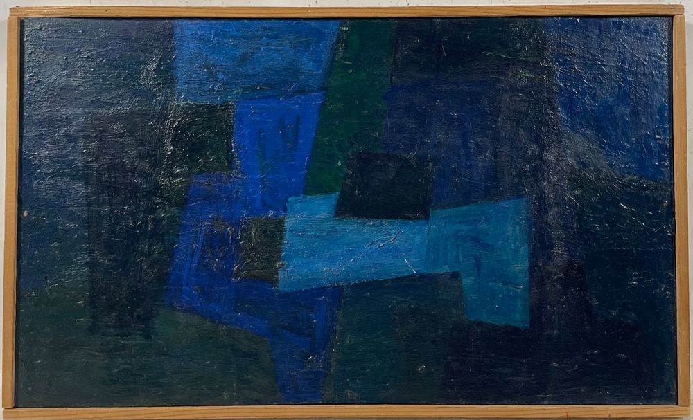 Abstrakte Komposition Gemälde Signiert (Gebraucht) in Root für CHF 95 – mit Lieferung auf ...